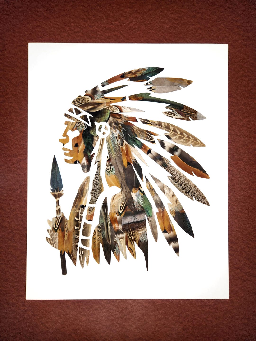 Indigenous Chief Art, Feather Decor, Indian Warrior, Tribal Headdress ...