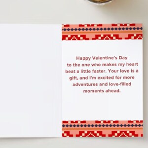 Native American Themed 5x7 Valentine's Day Card Digital Print - Etsy