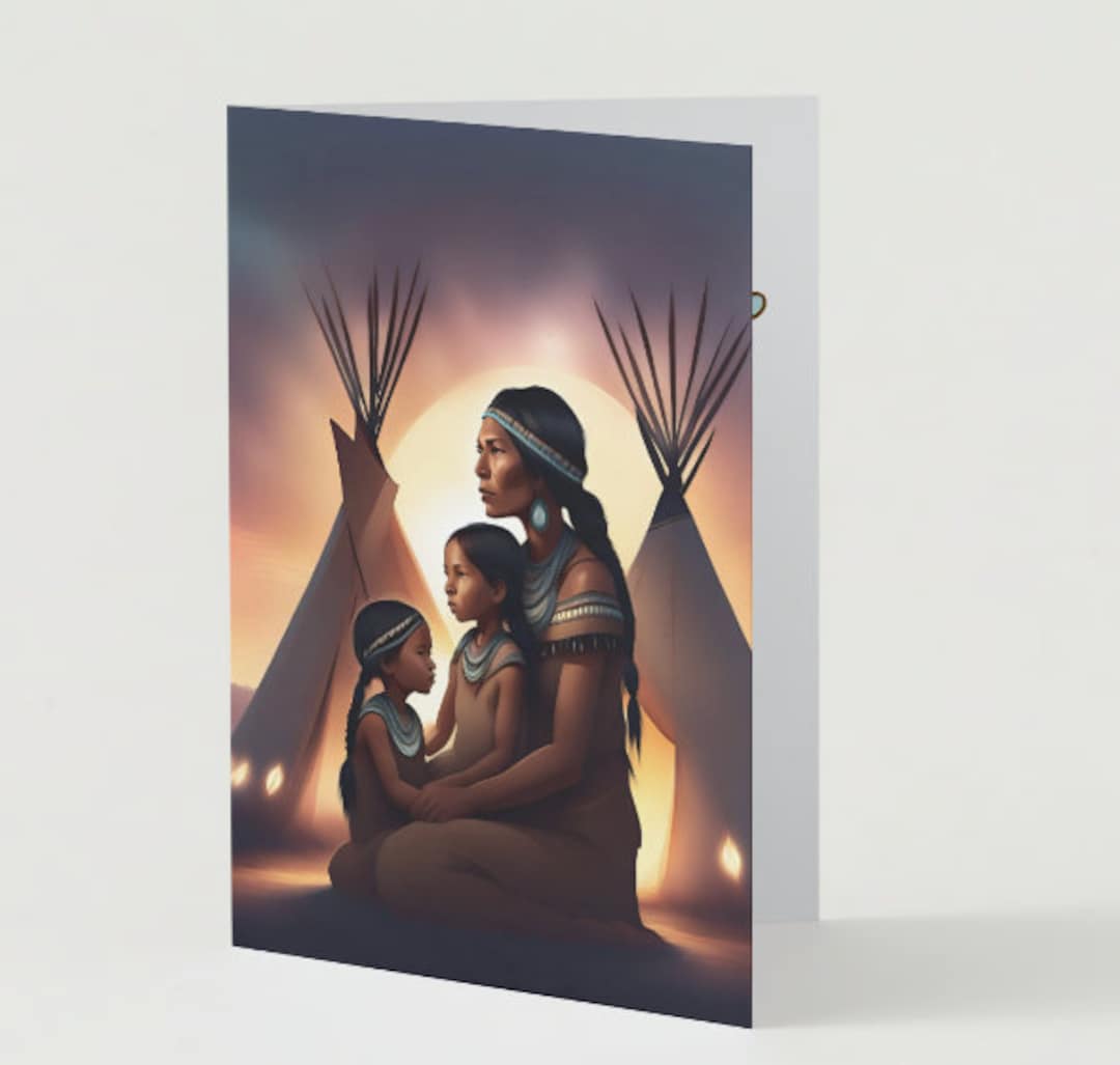 Indigenous Themed Mother's Day Card - Digital Download - Etsy