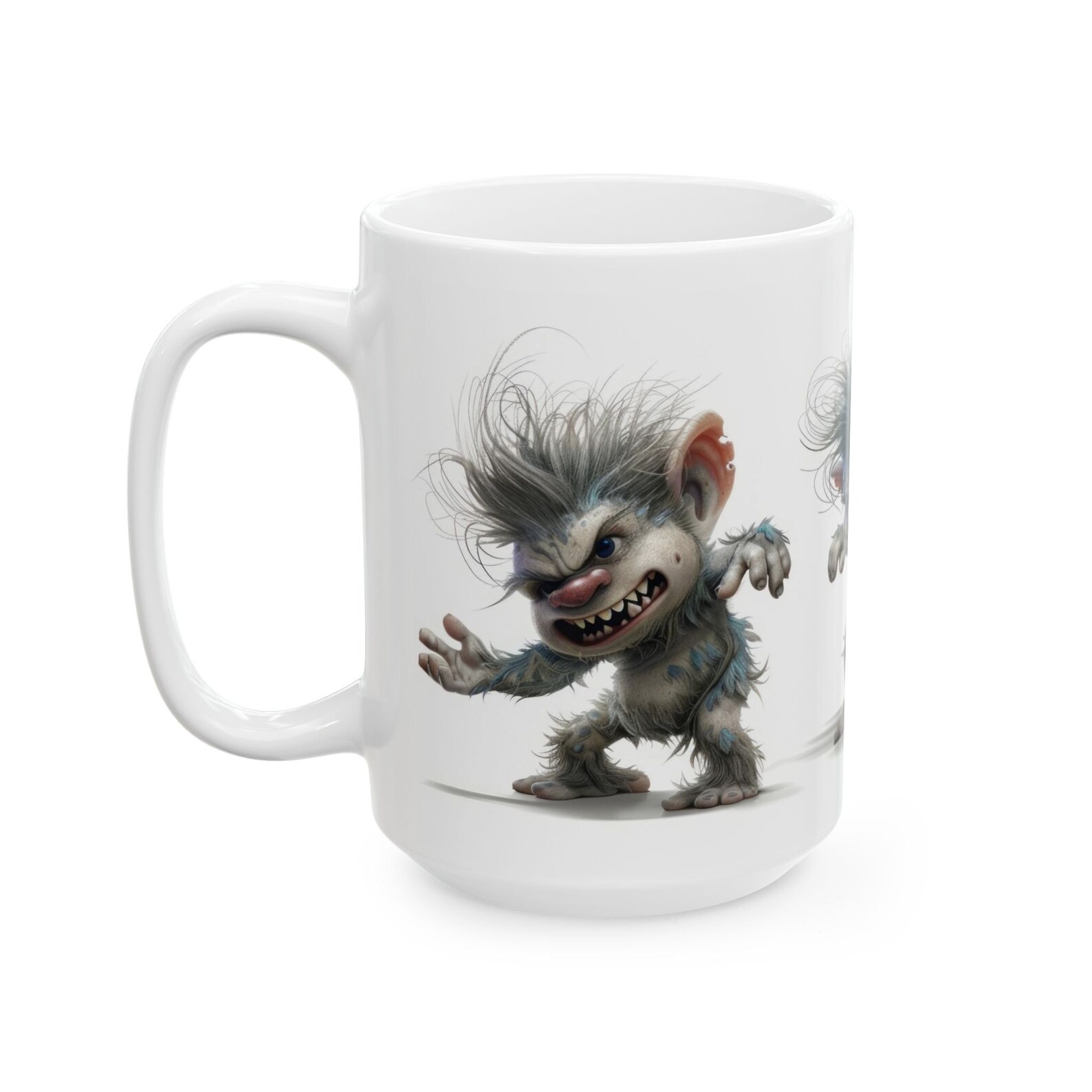 Grumpy Forest Troll Mug, Quirky Fantasy Gift for RPG and Dnd Fans ...