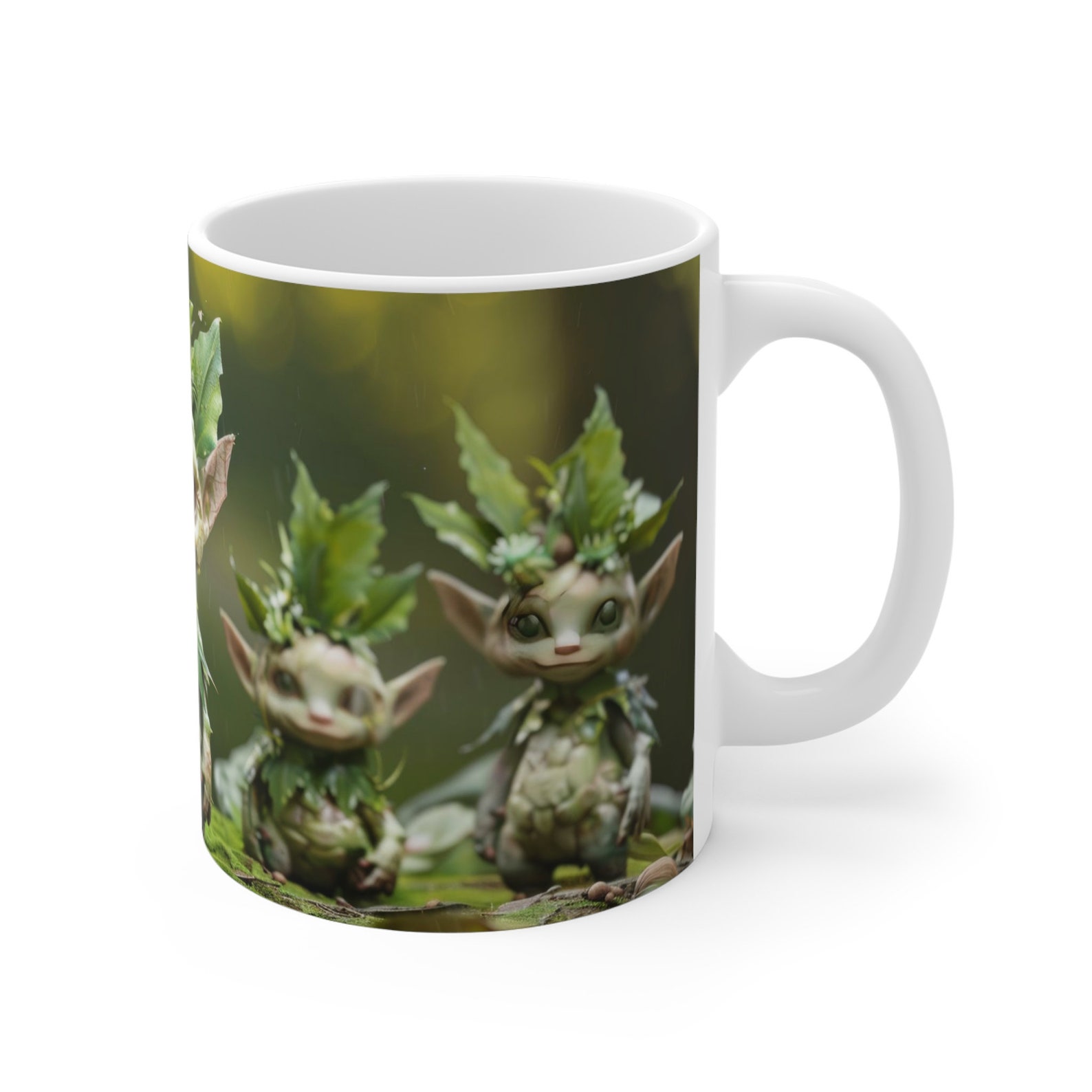 Enchanted Forest Sproutling Mug - Whimsical Woodland Creature Cup - Dnd ...