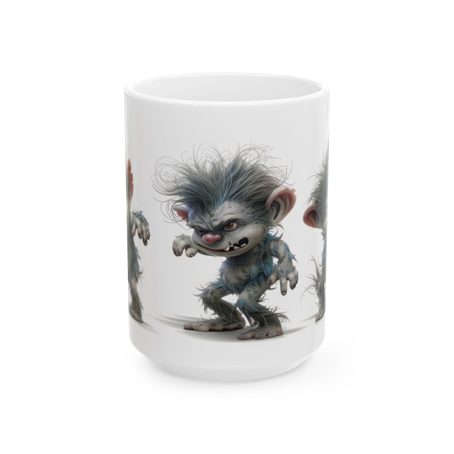 Grumpy Forest Troll Mug, Quirky Fantasy Gift for RPG and Dnd Fans ...