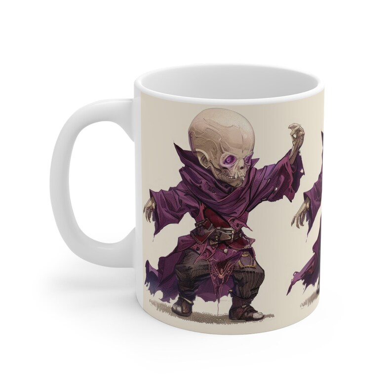 Arcane Necromancer Mug, Dark Mage Cup, Dnd Diaper League, Gothic ...