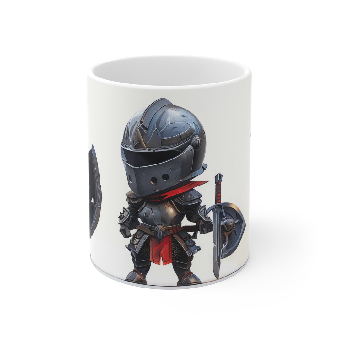 Noble Knight Mug - Chivalrous Defender Cup, Tribute to Bravery and ...
