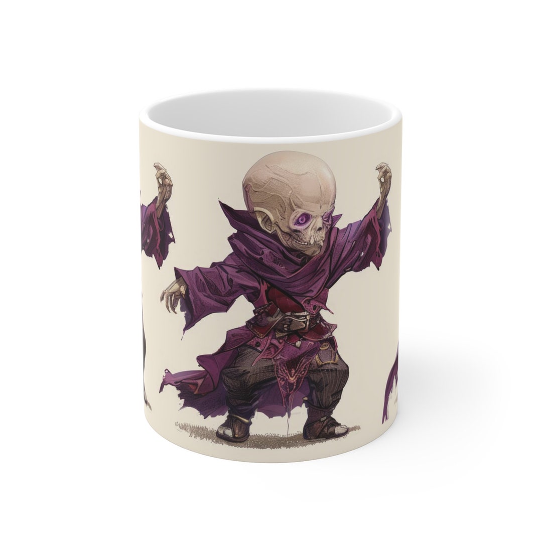 Arcane Necromancer Mug, Dark Mage Cup, Dnd Diaper League, Gothic ...