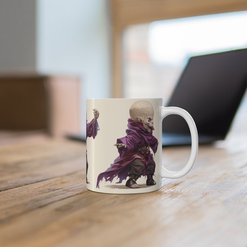 Arcane Necromancer Mug, Dark Mage Cup, Dnd Diaper League, Gothic ...