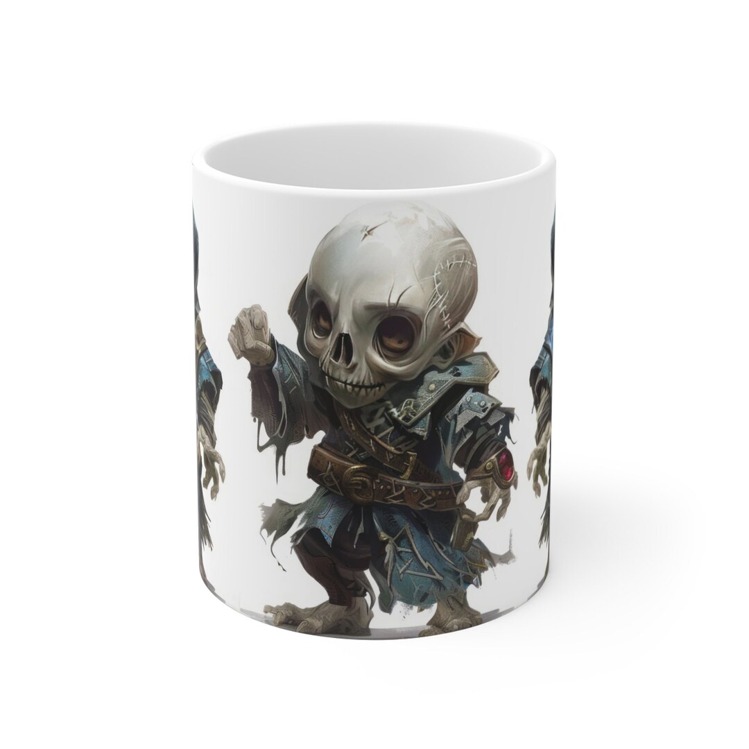 Dark Necromancer Mug, Gothic Sorcerer Cup, Dnd Diaper League, Arcane ...