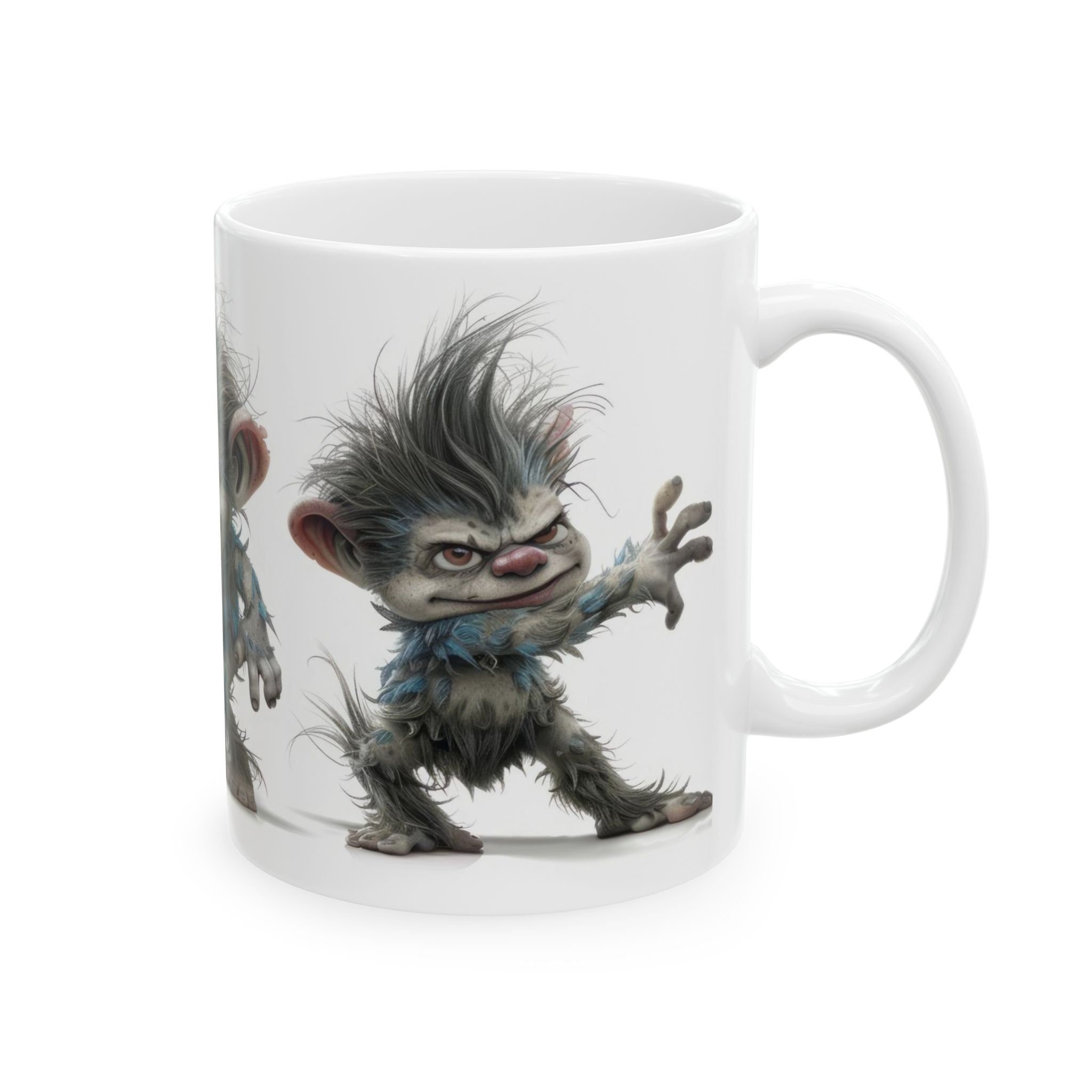 Grumpy Forest Troll Mug, Quirky Fantasy Gift for RPG and Dnd Fans ...