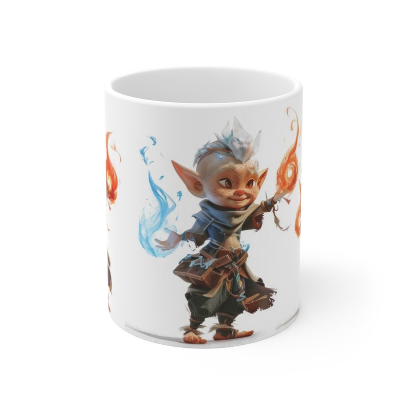 Enchanted Gnome Mage Mug - Fire and Ice Spells - Dnd Diaper League ...