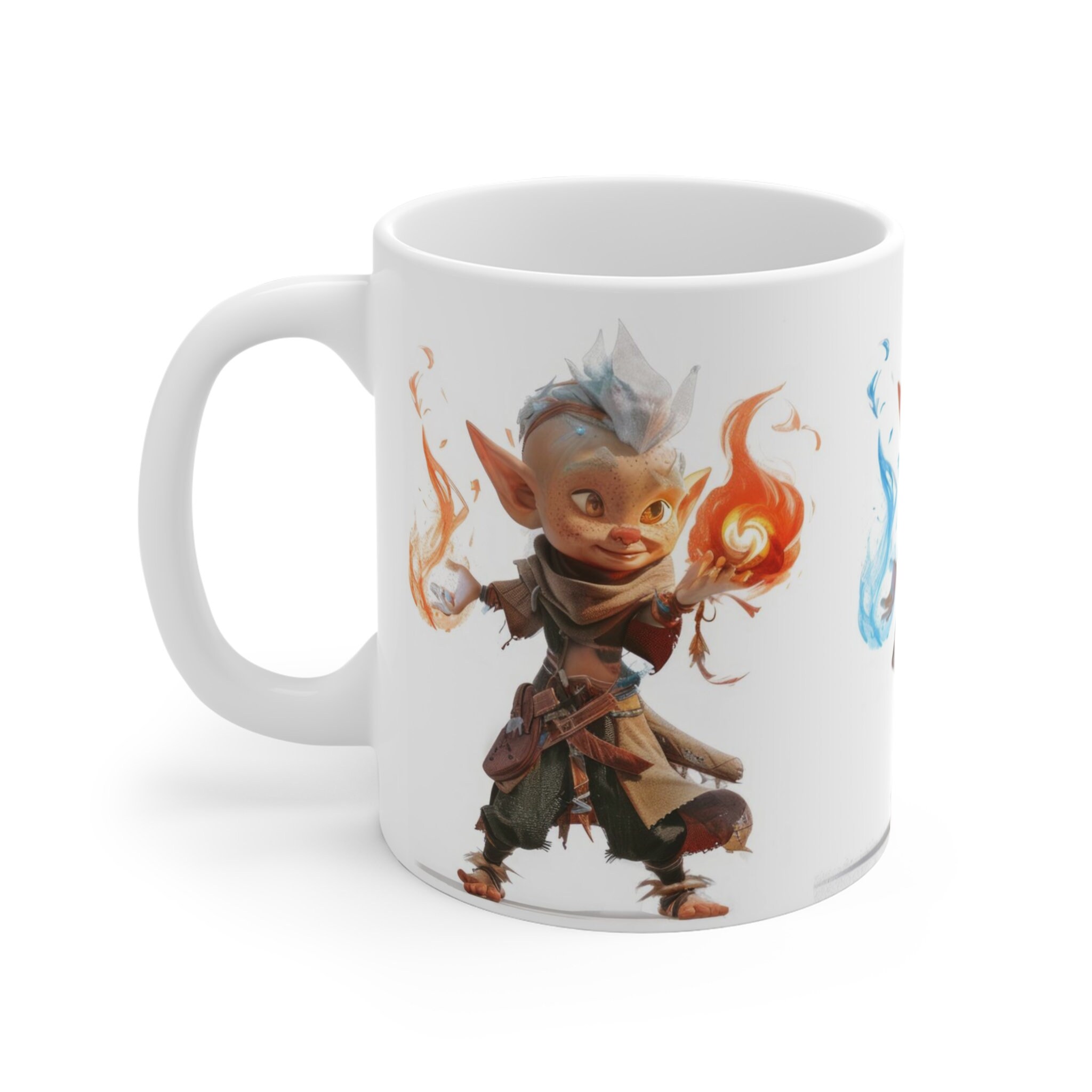 Enchanted Gnome Mage Mug - Fire and Ice Spells - Dnd Diaper League ...