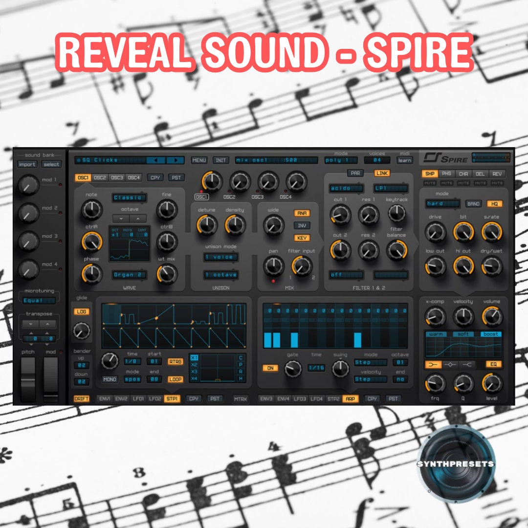 Synth Presets Virtual Synth - SPIRE + Presets for Windows Included Vst ...