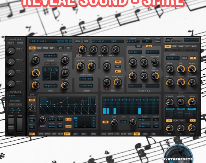 Synth Presets Virtual Synth - SPIRE + Presets for Windows Included Vst ...