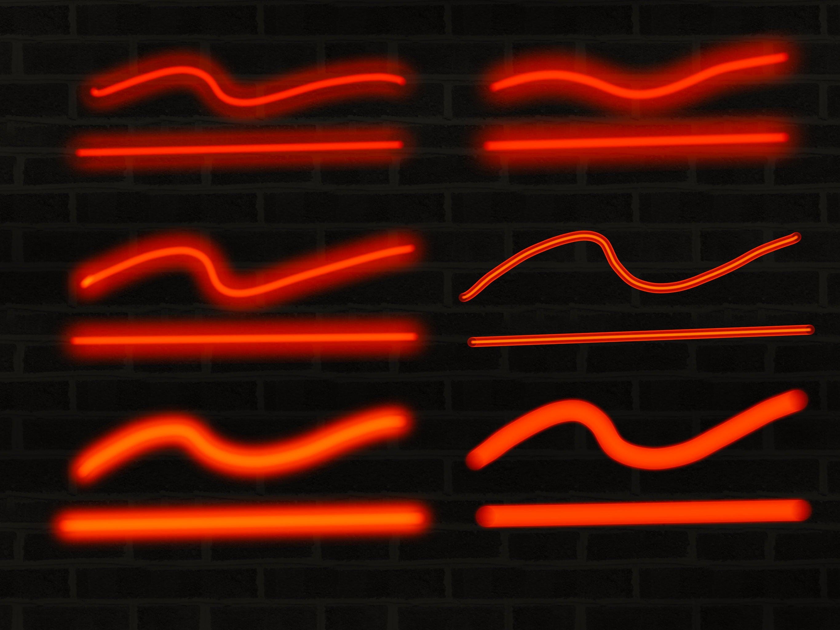 40 Spectacular Neon Brushes Procreate Brushes Designed With Apple ...