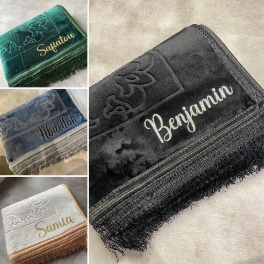 Tapis de prière Personnalisé - Etsy France