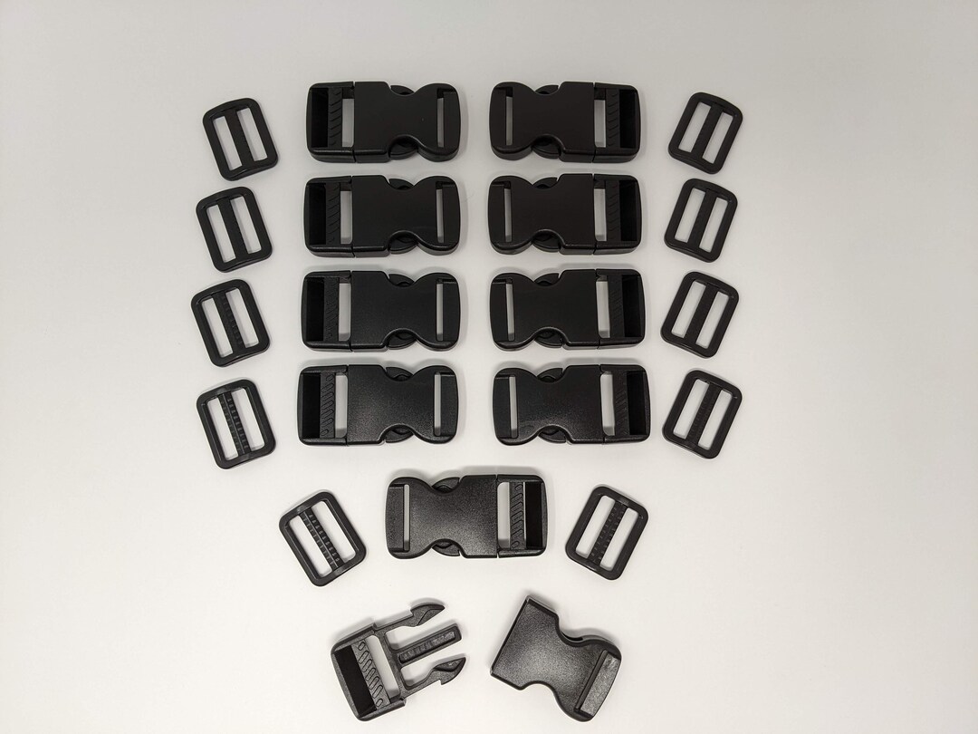 10-pack Duraflex Stealth 1" Buckles for Webbing Straps Made in USA ...