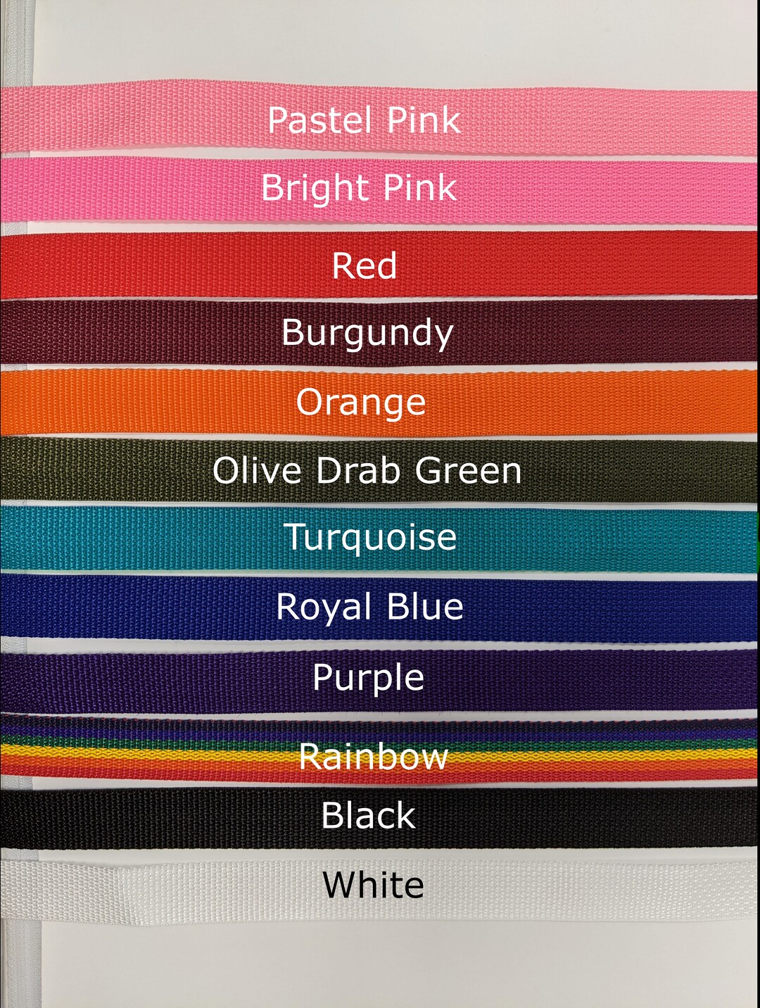 1 Inch (25mm) Polypropylene Webbing Strap SOLD by the YARD - Etsy