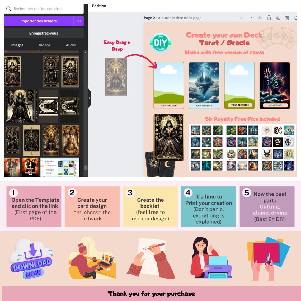 Easy Oracle Design Template With Canva - Etsy