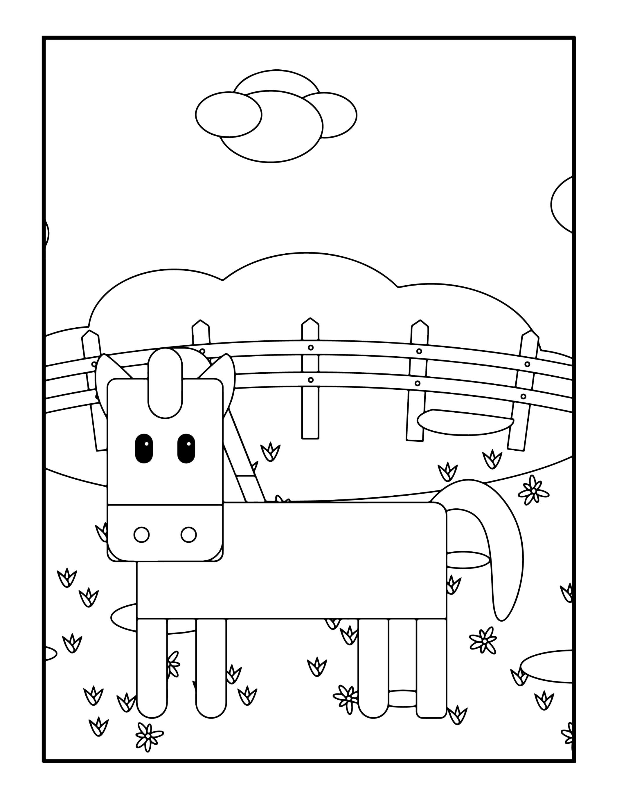 Farm Animals Activity Book Pages - Etsy