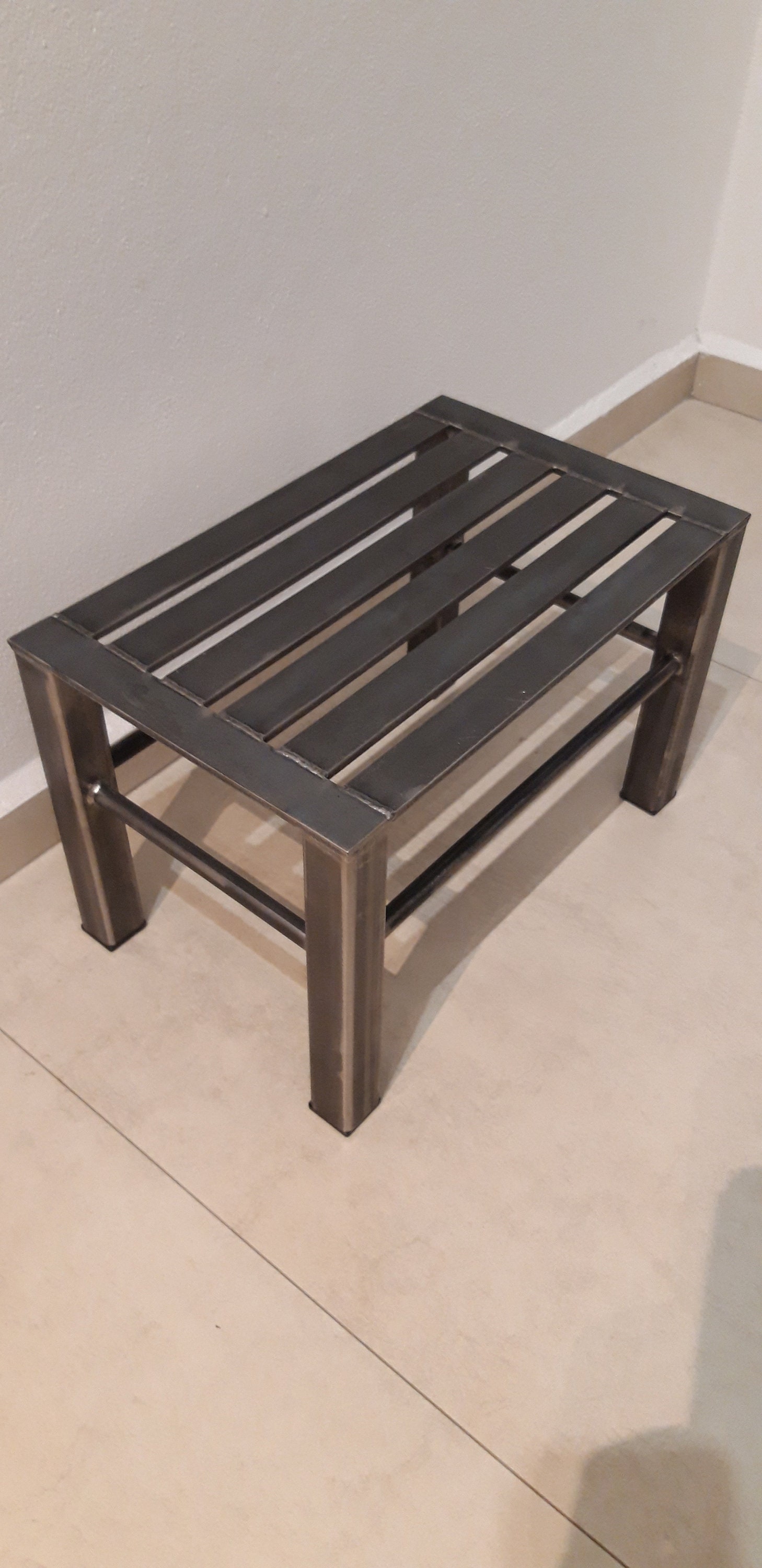 Small Metal Bench - Etsy
