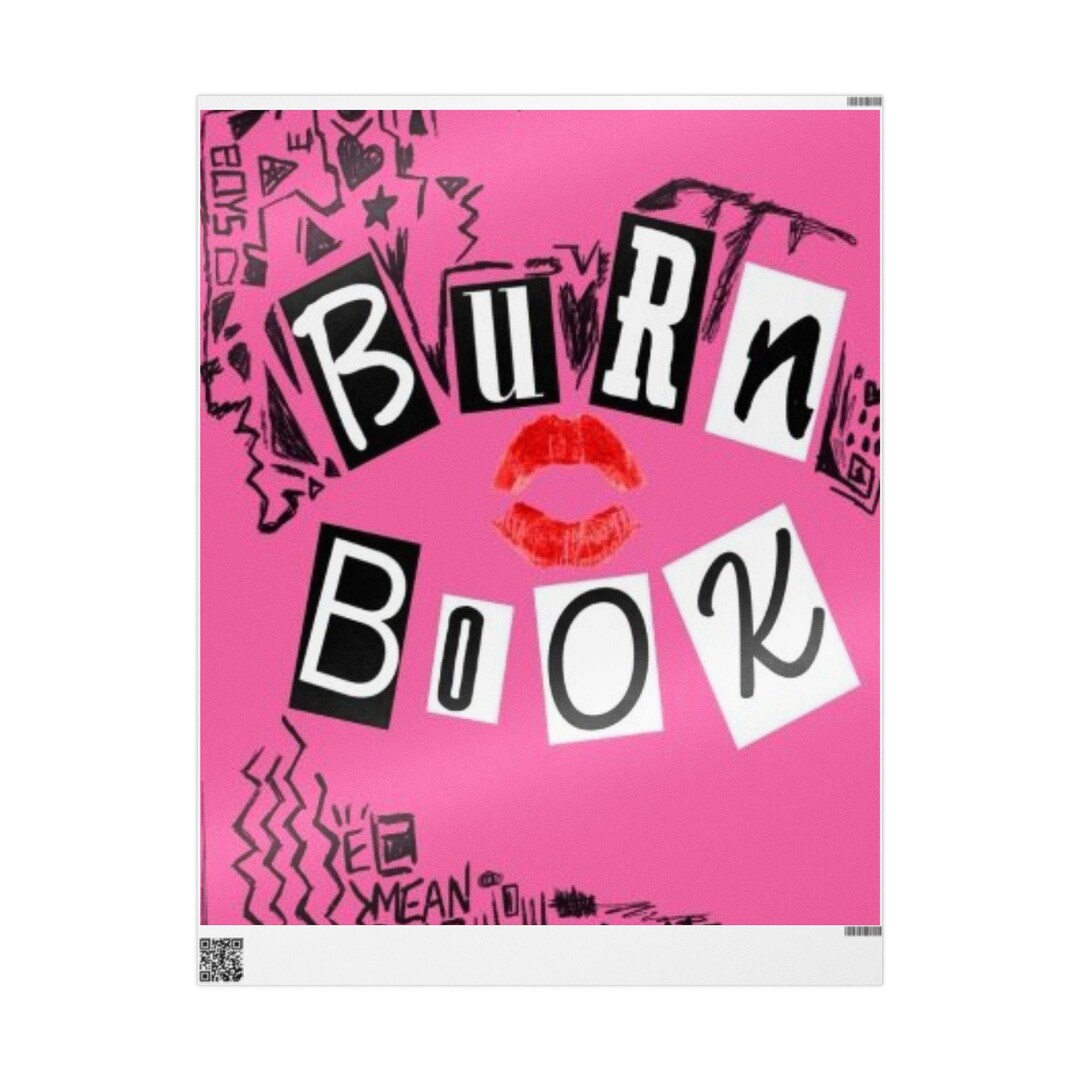 Burn Book Wrapping Paper - Etsy