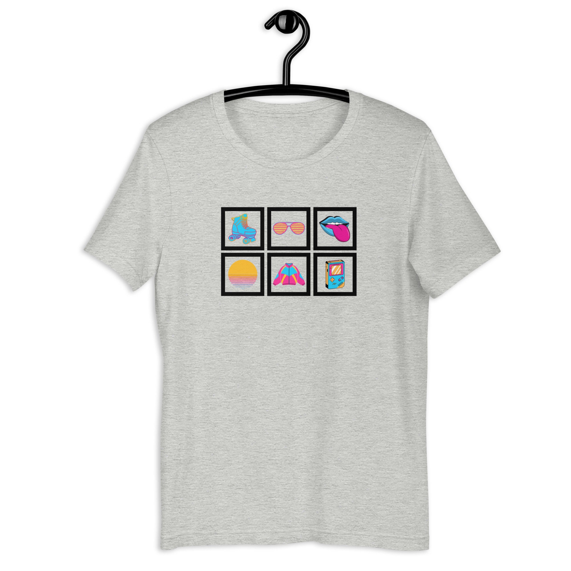 Neon 80's Tshirt Retro Vibes Vintage Inspired - Etsy