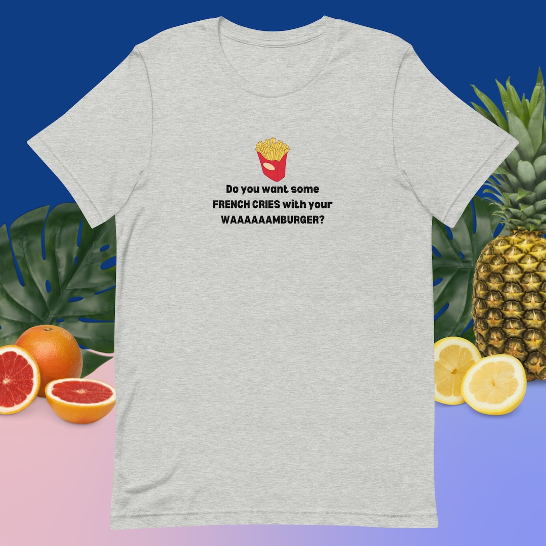 French Fry Shirt Chef Shirt Foodie Shirt Fry Shirt I Love Fries Shirt ...