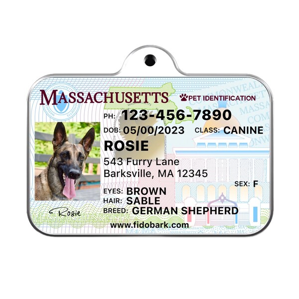 Dog Driver License - Etsy