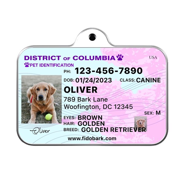Dog Driver License - Etsy