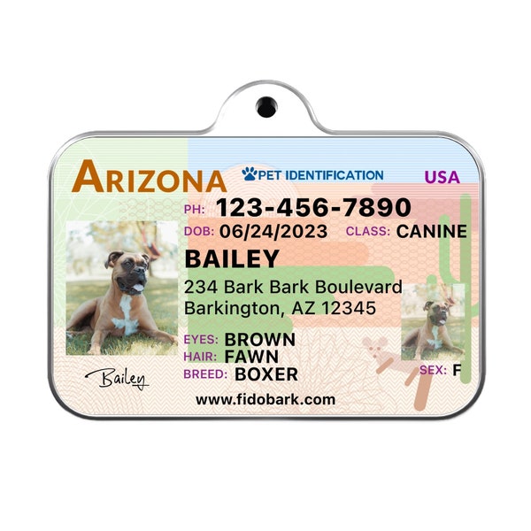 Dog Driver License - Etsy