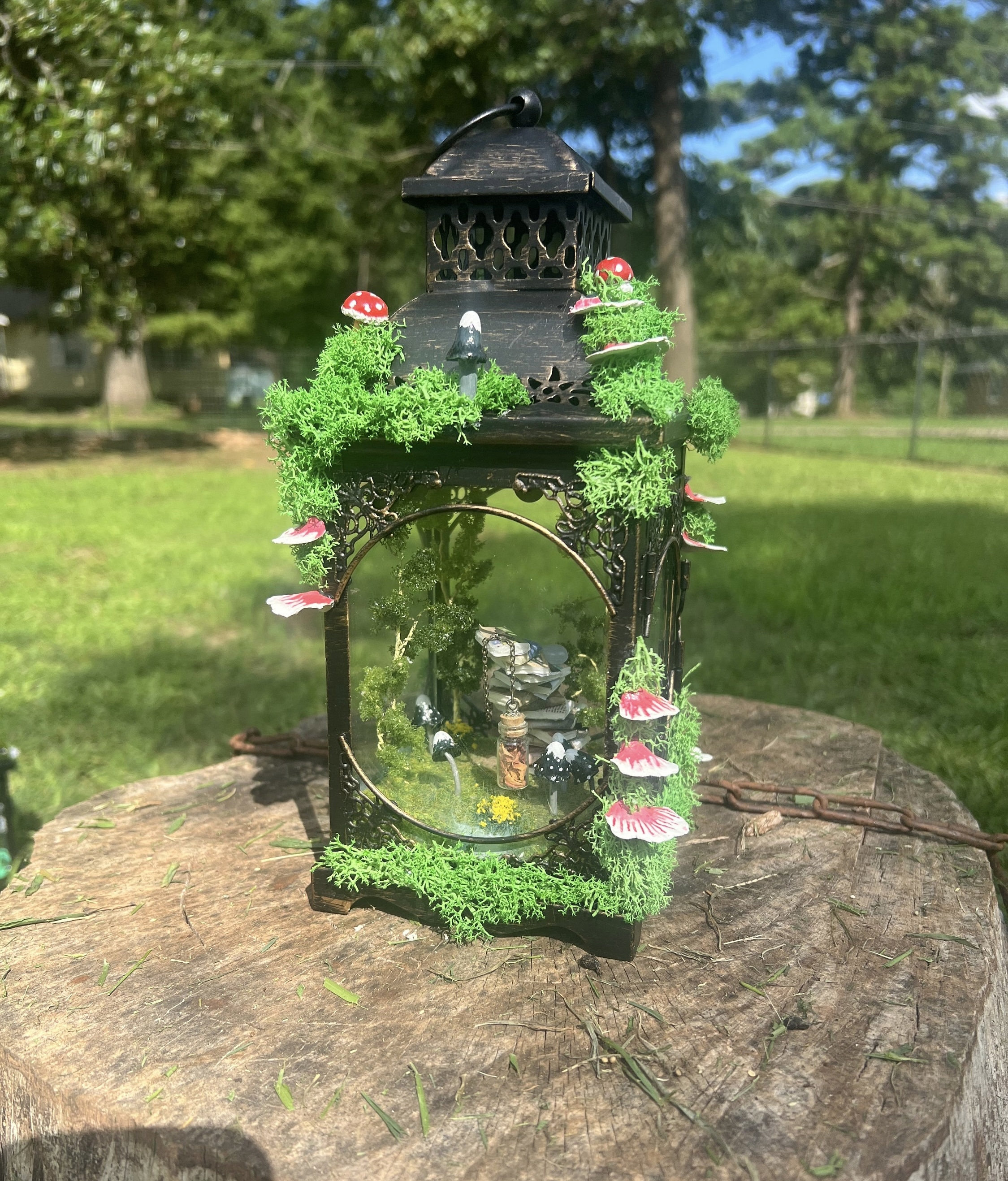 Handmade Mushroom Lantern - Etsy