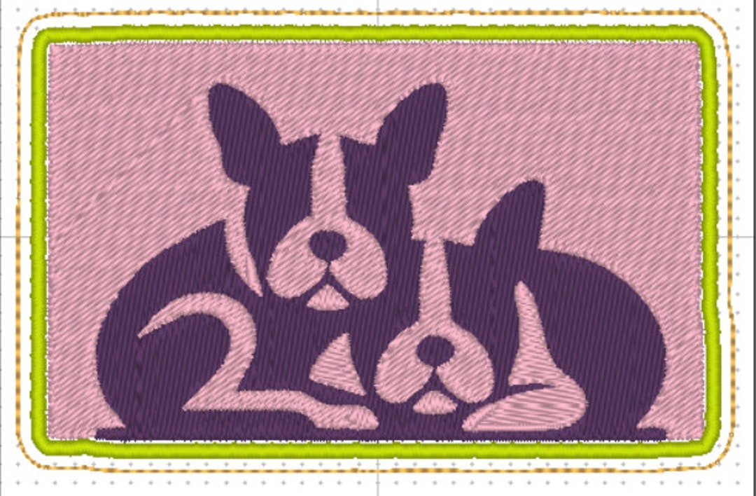Napping Boston Terriers Embroidery Design Machine Embroidery Design Dog ...