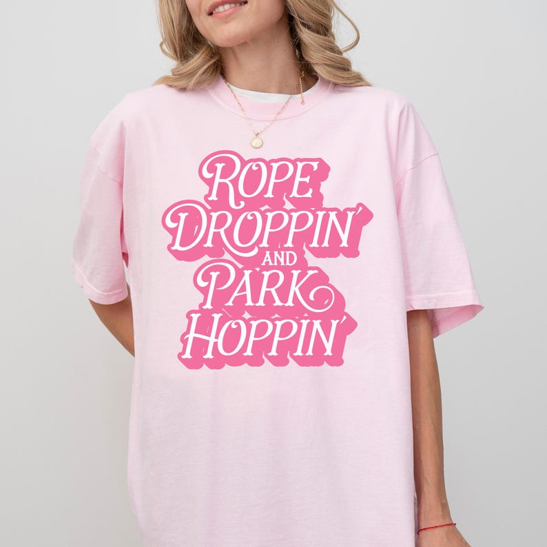 Rope Droppin and Park Hoppin Disney Vacation Shirt Park Hop Gift Family ...