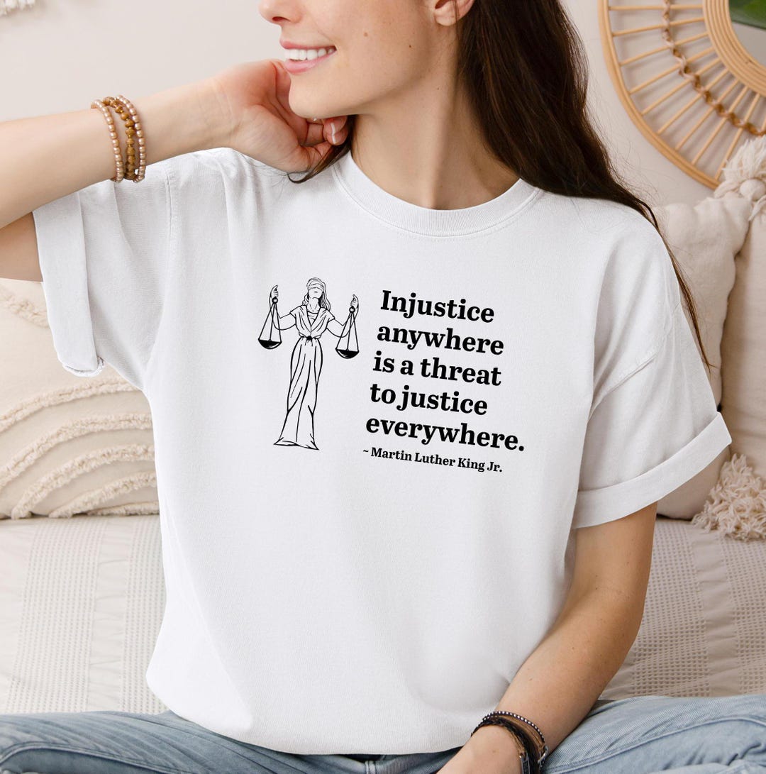 Justice Shirt Design for Advocate Legal Present Activist Shirt Court ...