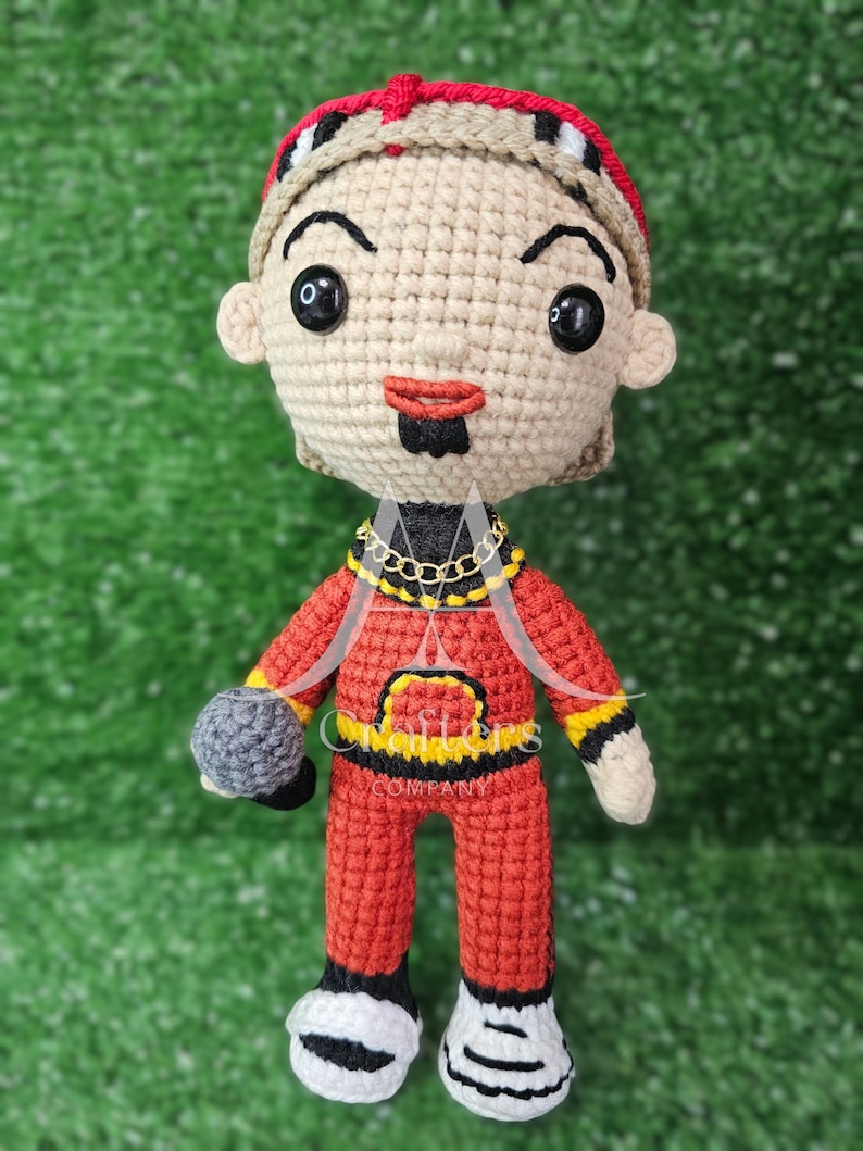 Mexican Regional Singer Crochet Doll – Handmade Amigurumi Music Plush ...