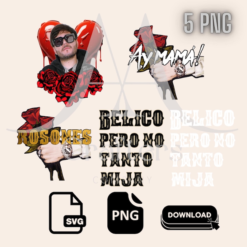 Tito Doble P Png, Tito San Valentin Png, Rosones Png, Desing Png ...