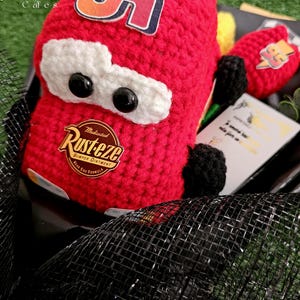 Crochet Mcqueen Cars Bouquet - Etsy