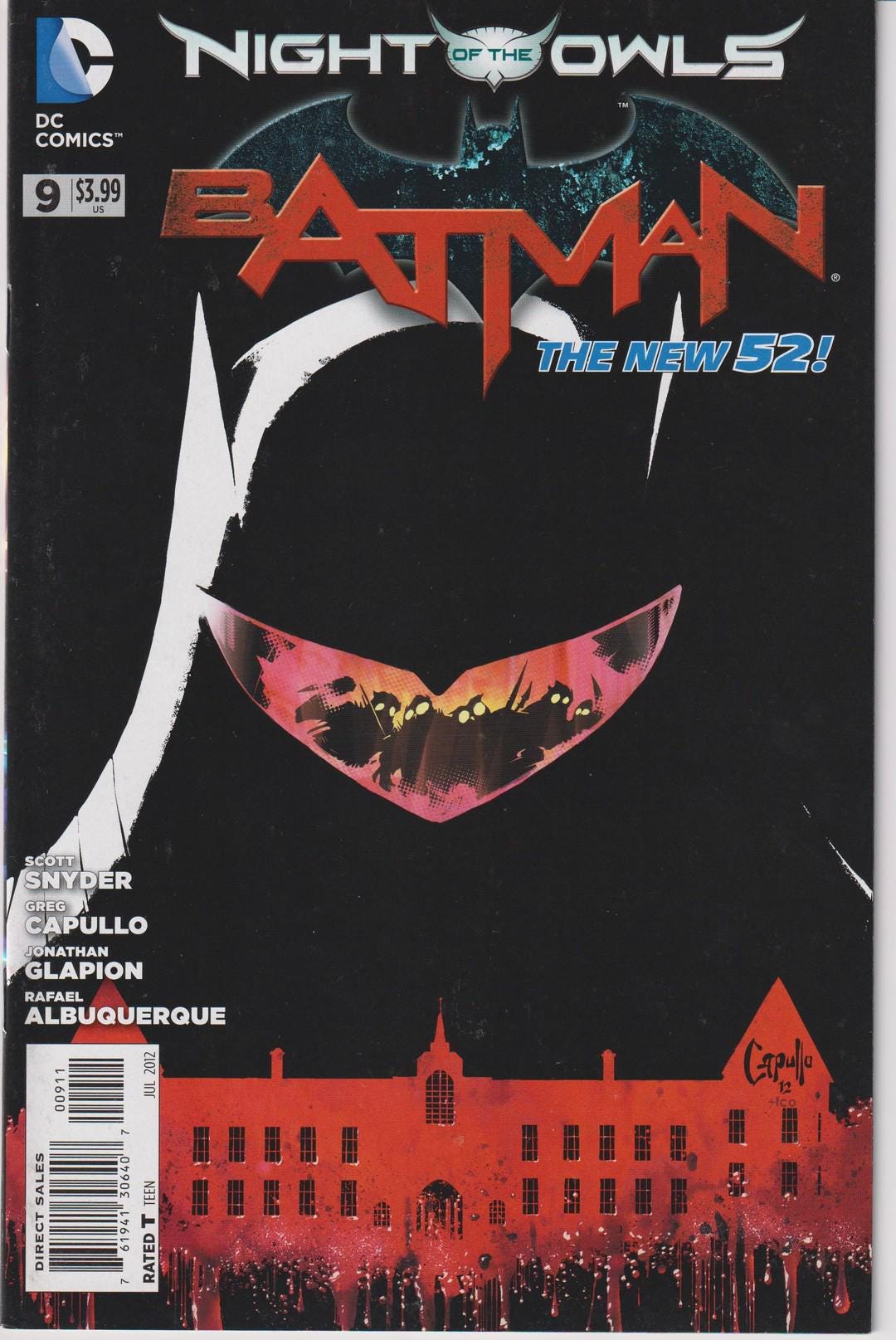 Batman 9 New 52 Court of Owls DC Comics 2012 - Etsy