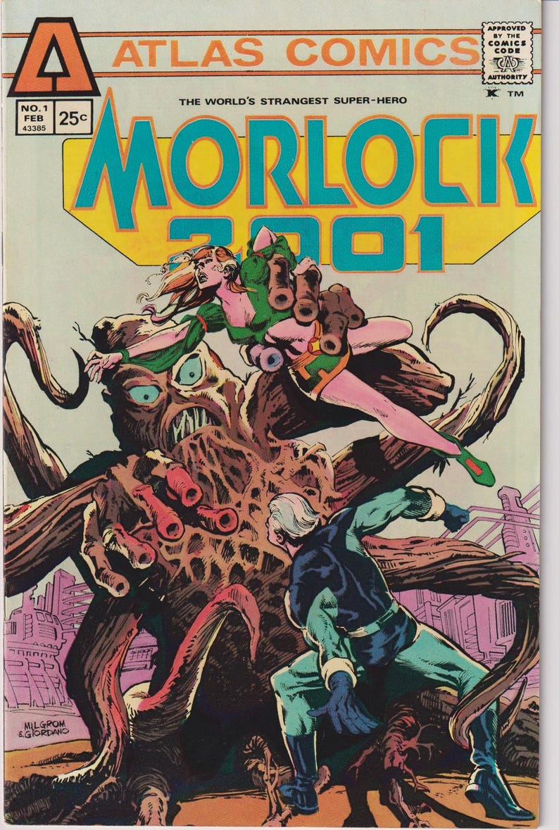 Morlock 2001 #1 - Bronze Age - Atlas Comics 1975 - Etsy