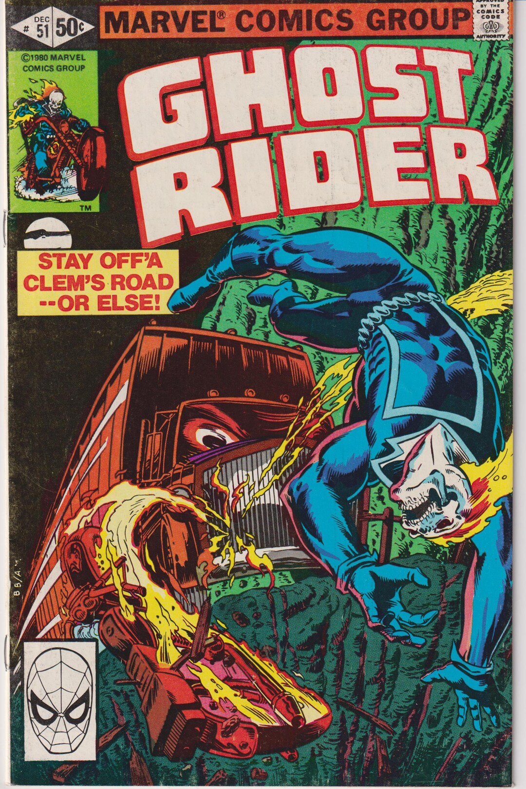 Ghost Rider #51 - Bronze Age - Marvel Comics -1980 - Etsy