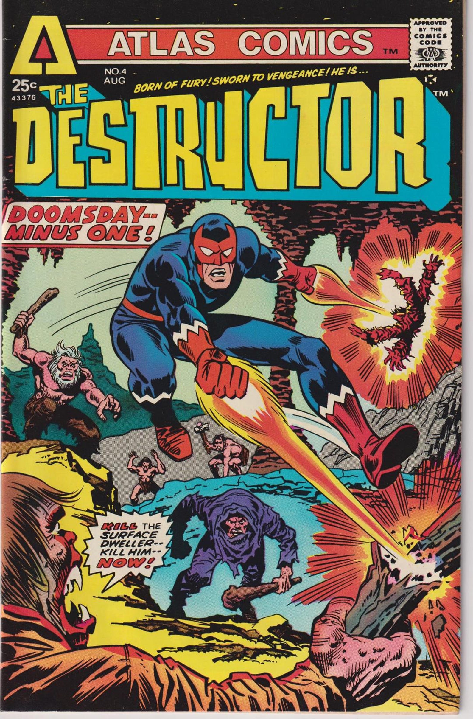 Destructor 4 Steve Ditko Art Atlas Comics 1975 - Etsy