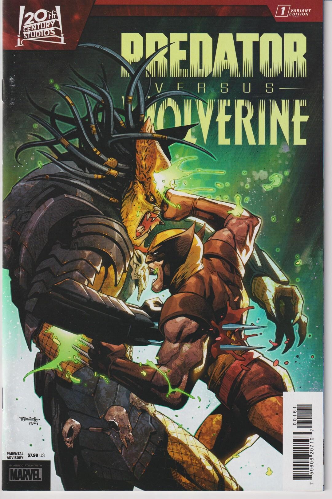 Predator Versus Wolverine 1 Variant Marvel Comics 2023 - Etsy