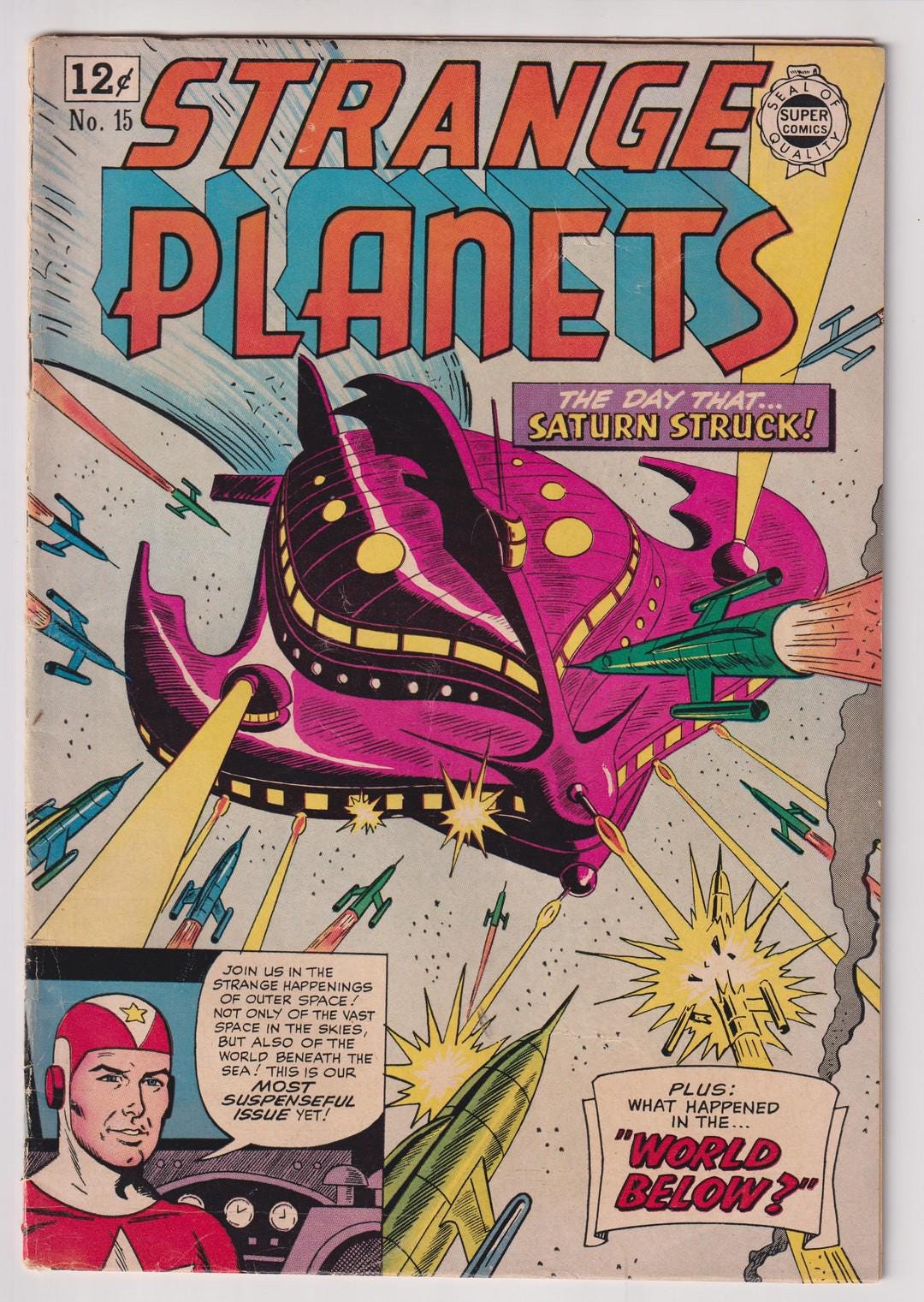 Strange Planets #15 - Scifi - Super Comics - 1964 - Etsy