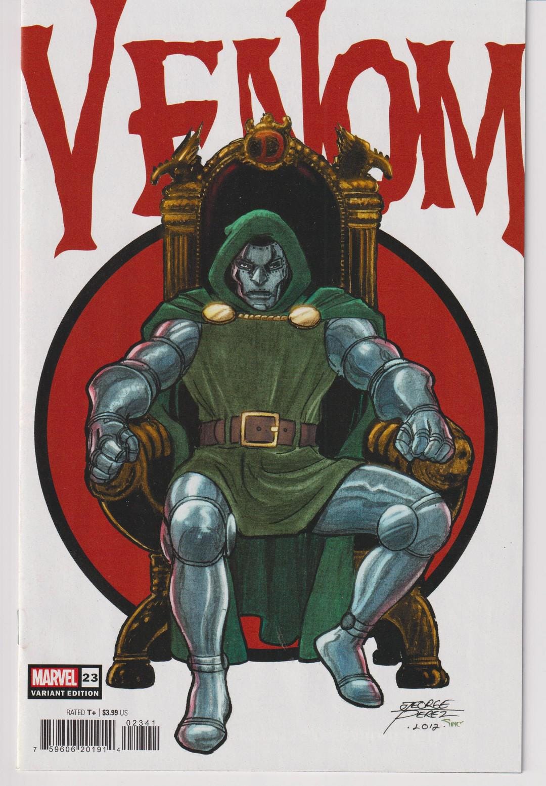 Venom 1 George Perez Dr Doom Variant Marvel Comics 2023 - Etsy