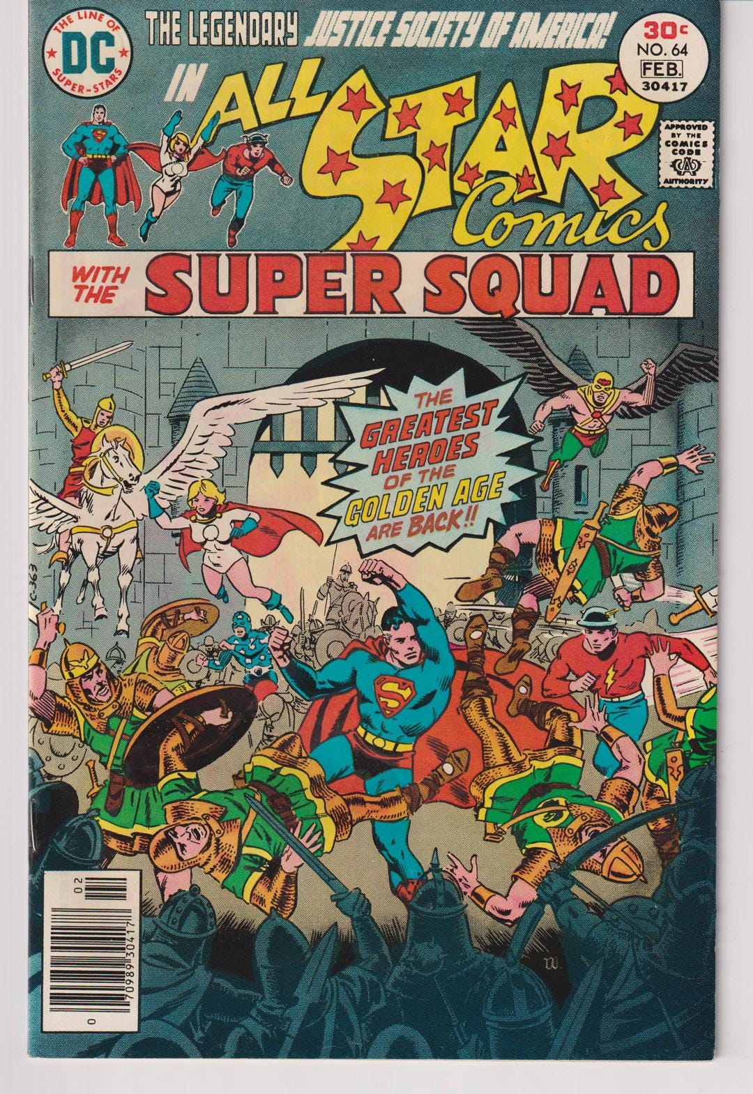 All Star Comics 64 Bronze Age Wally Wood Art DC Comics 1977 - Etsy