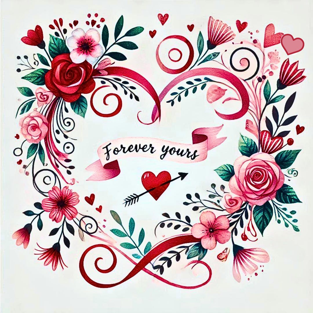 Beautiful Valentine Hearts Clipart for Creative Projects and Gifts I ...