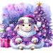 Cute Christmas Sheep Clipart PNG Bundle 5 Festive Sheep Designs ...