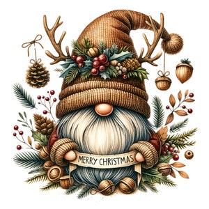 Nordic Christmas Gnomes PNG Clipart Christmas Gnome Illustration Winter ...