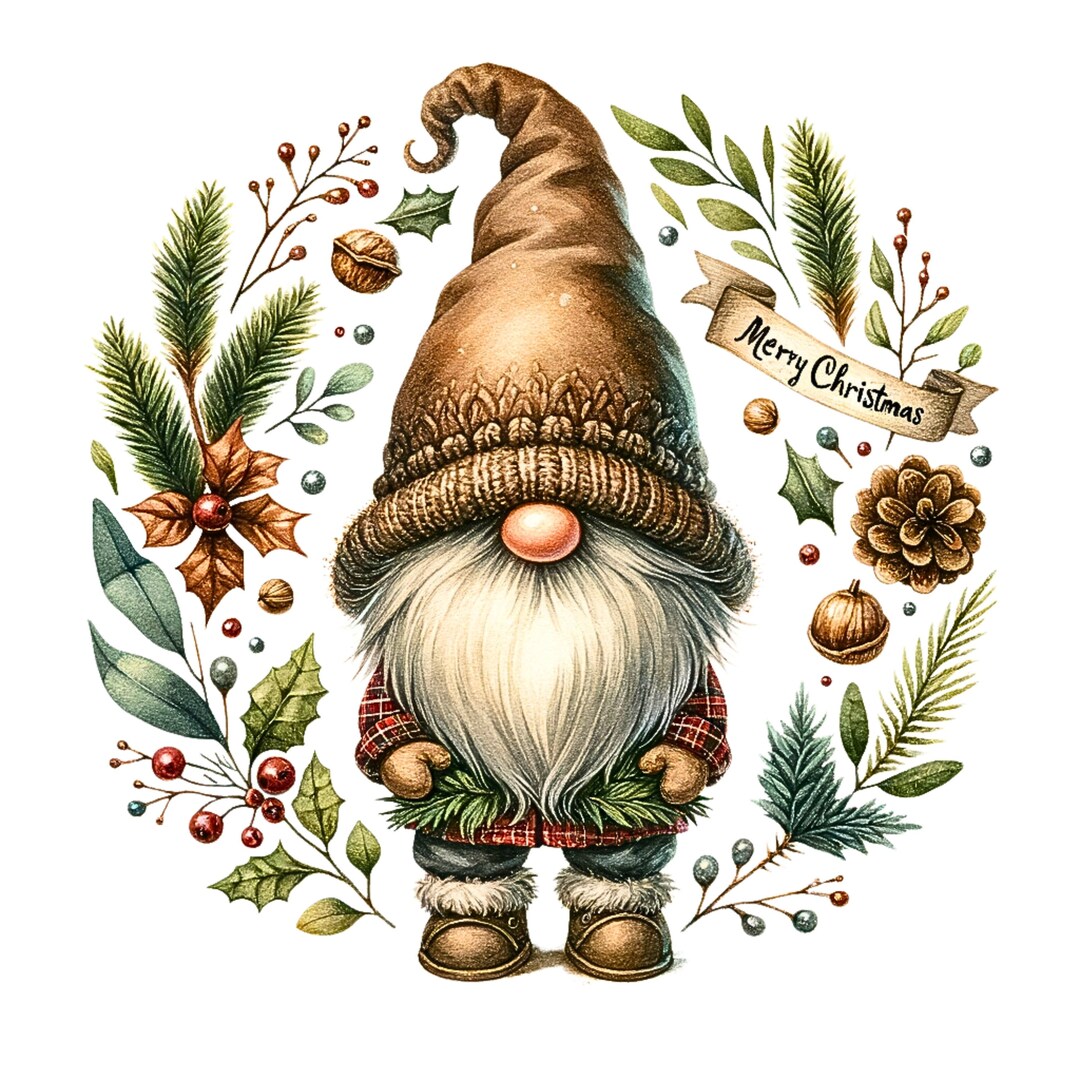 Nordic Christmas Gnomes PNG Clipart Christmas Gnome Illustration Winter ...