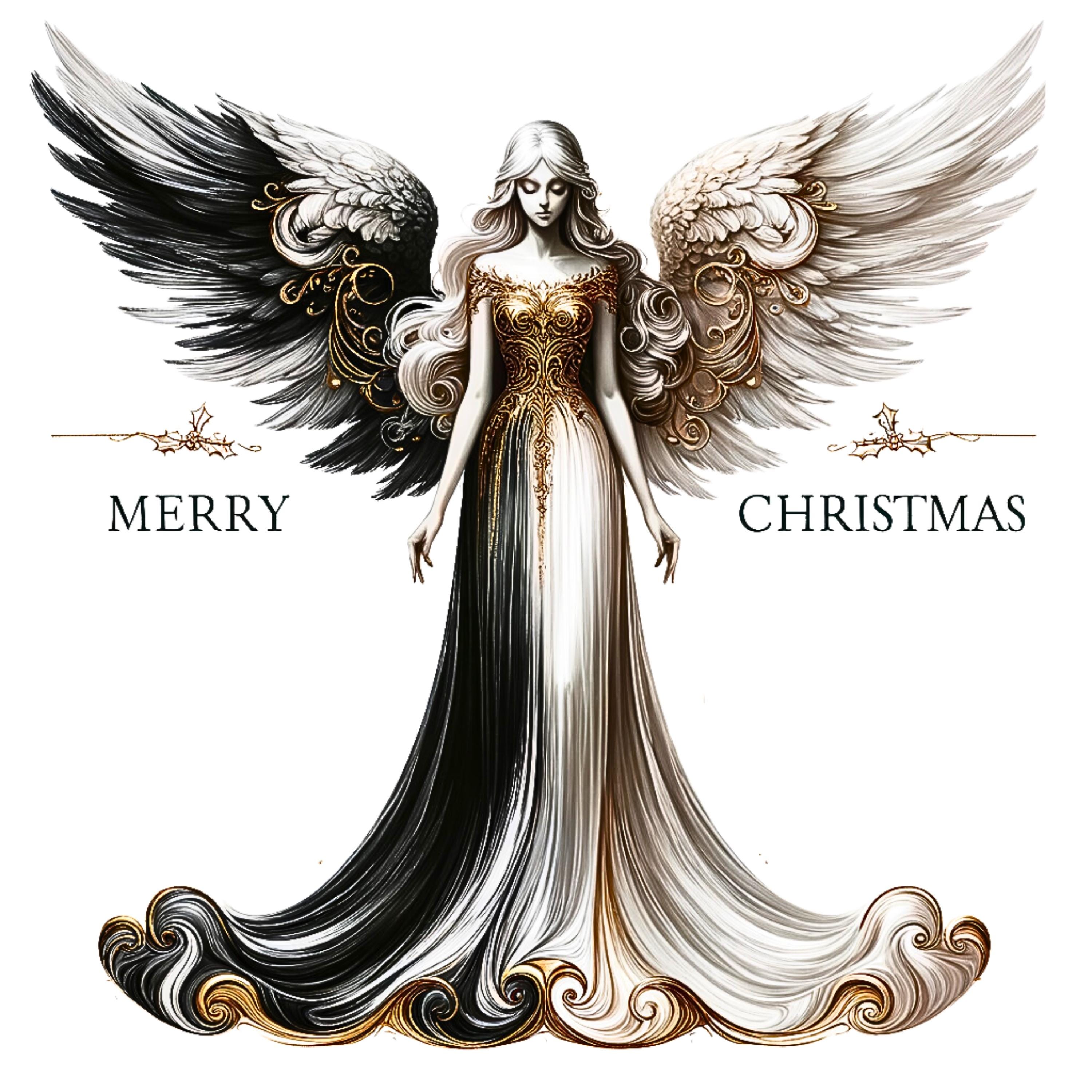 Christmas Angel Clipart Bundle for Holiday Designs I Watercolor Angel ...