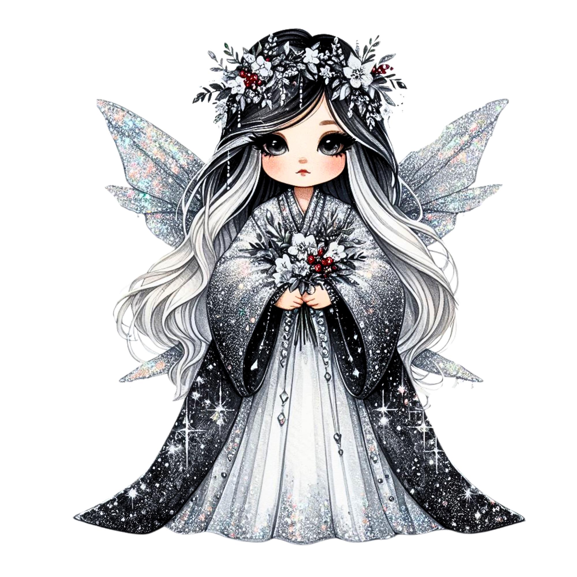 Christmas Festive Fairy Clipart Bundle I Christmas Clipart Perfect for ...